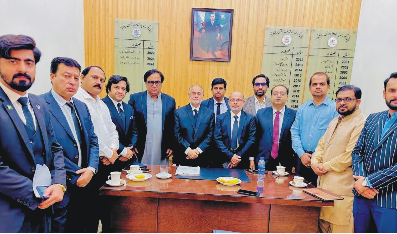 Prof. Dr. Rao Imran Habib along with faculty met with Sardar Abdul ...